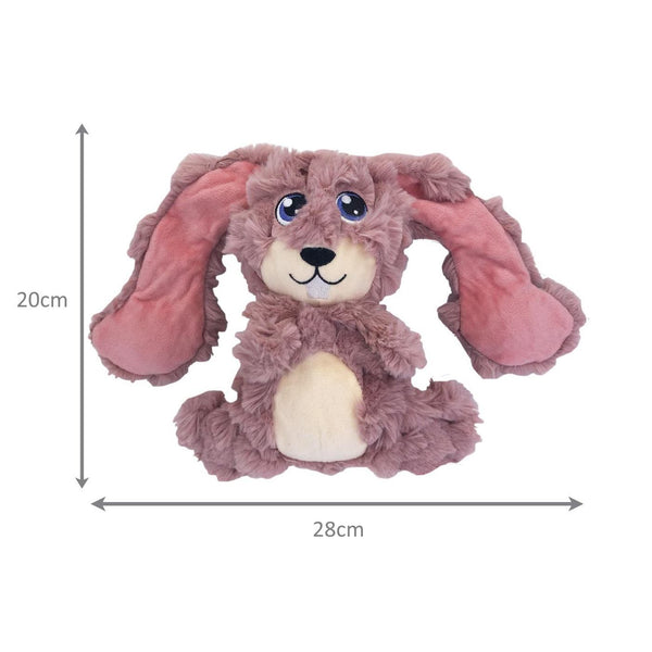 KONG Scrumplez Bunny Tug Squeaker Toy - Positive Dog Products